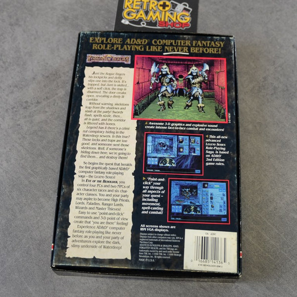 Advanced Dungeon & Dragons Eye of The Beholder – Retrogaming Shop