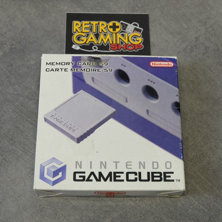Sale Memory Card 59 Blocks Gamecube Boxed - Nintendo - Retrogaming Shop